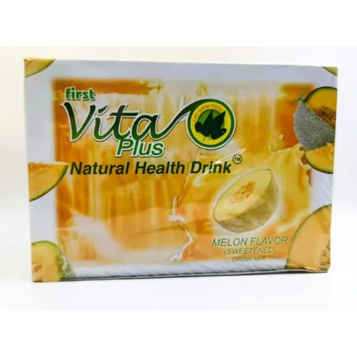 First Vita Plus Health Powder Drink Melon Flaver 20's Dalandan Natural Health Drink 20's | Lazada PH