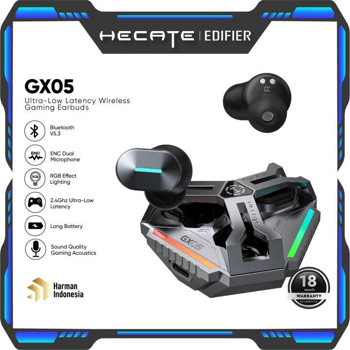 HECATE by Edifier GX05 Ultra-Low Latency Wireless Gaming Earbuds | Lazada Indonesia