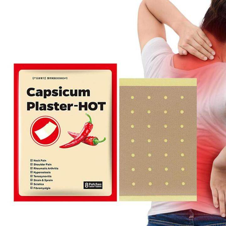 Knee Capsicum Patch Capsicum Knee Plaster Natural Herbal And Relieves ...