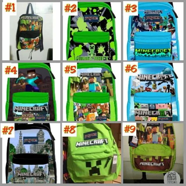 COD JS BACKPACK MINECRAFT DESIGN#10090909 | Lazada PH