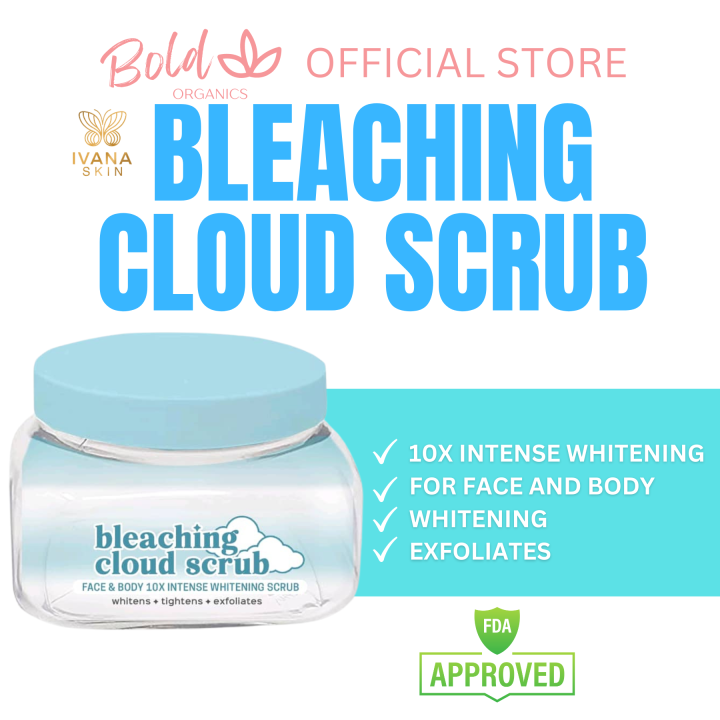 BOLD ORGANICS IVANA SKIN BLEACHING CLOUD SCRUB | FOR FACE & BODY ...