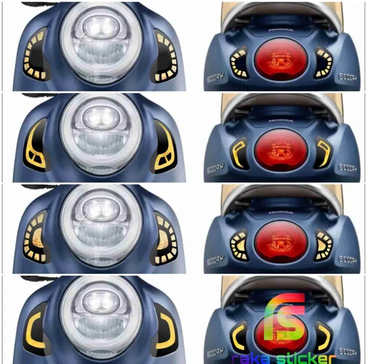 stiker lampu sein scoopy 2021.. sticker reting scoopy 2021.. stiker ...