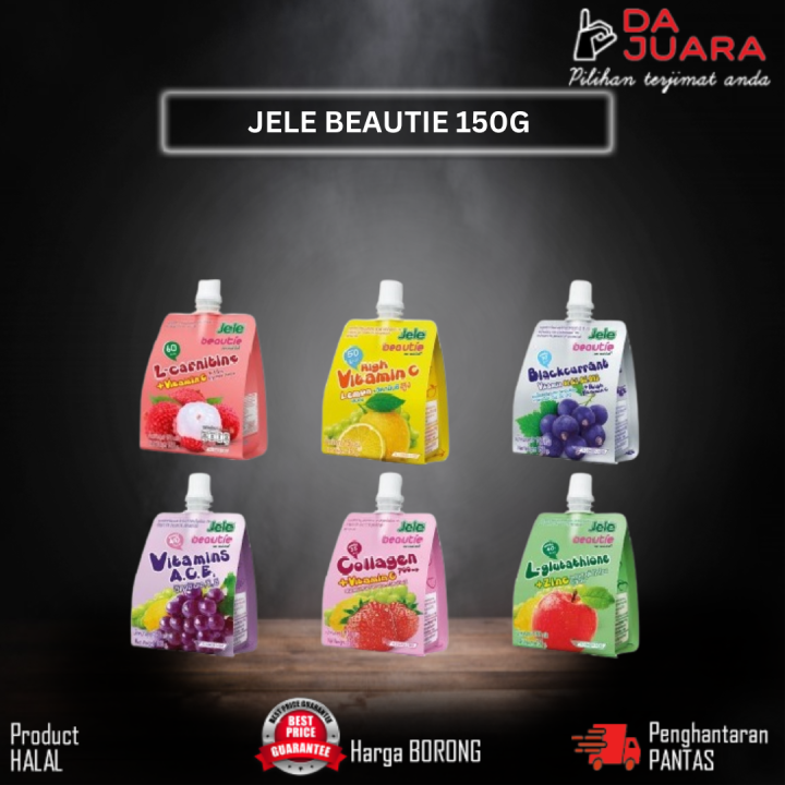JELE BEAUTIE 150G (IMPORT FROM THAILAND) LYCHEE, LEMON, BLACKCURRANT ...
