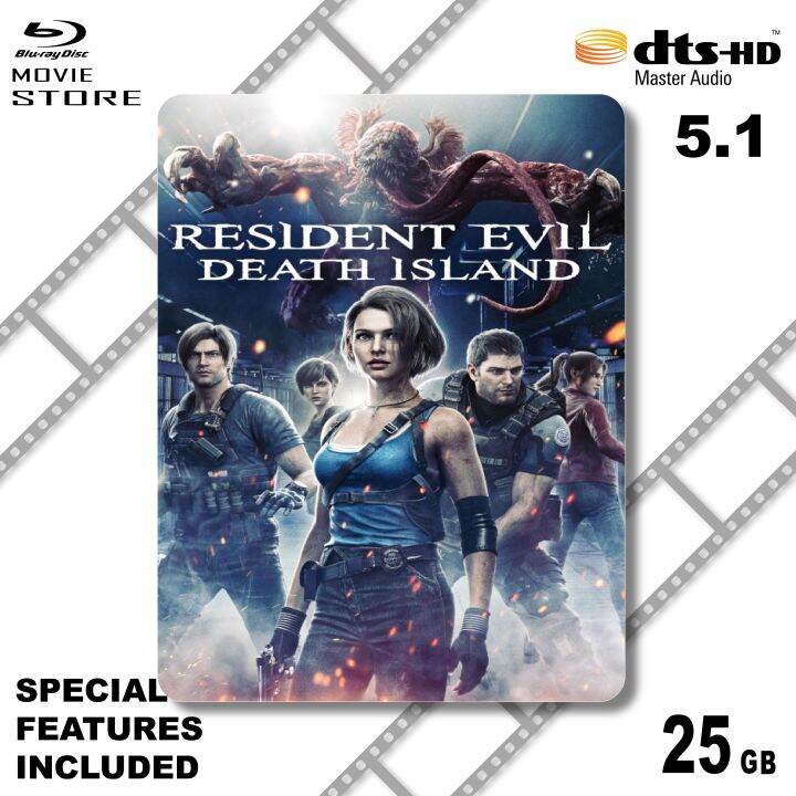 Bluray Cartoon Movie Resident Evil Death Island 2023 (ENG DTS 5.1) Special Features | Lazada