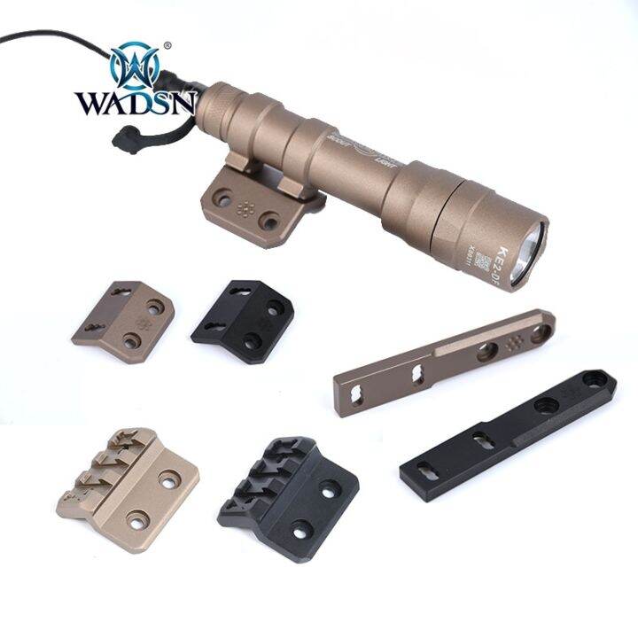 WADSN Flashlight Weapon Scout Light Mount For Mlok Keymod Rail Base ...