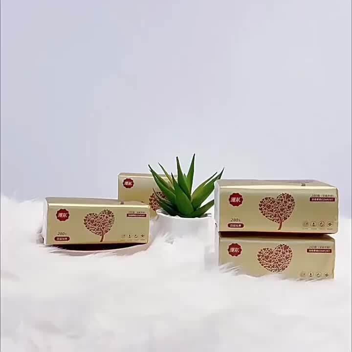 Manhua Log Paper Extraction 30 Bag Bulk Pack Advertising Tissue Facial ...