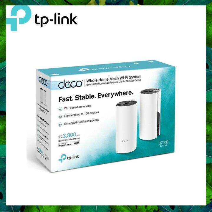 TP-Link Deco M4 2-Pack 3-Pack Ac1200 Whole Home Mesh Wi-Fi System ...