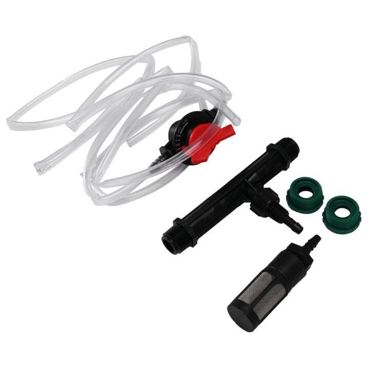 Agriculture Venturi Fertilizer Injector Kit with 1/2Inch to 3/4Inch Thread Greenhouse Irrigation ...