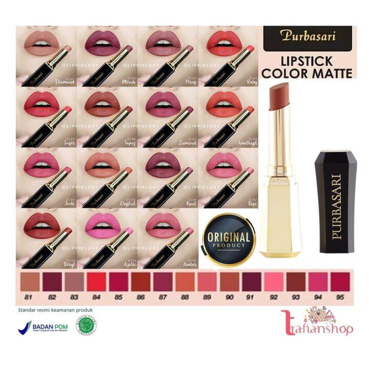 Purbasari Lipstick Color Matte | Lazada Indonesia