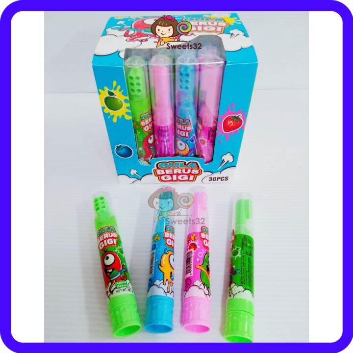 QeQe Gula Berus Gigi (8g X 30pcs) - Fruit Flavour (HALAL) suitable for ...