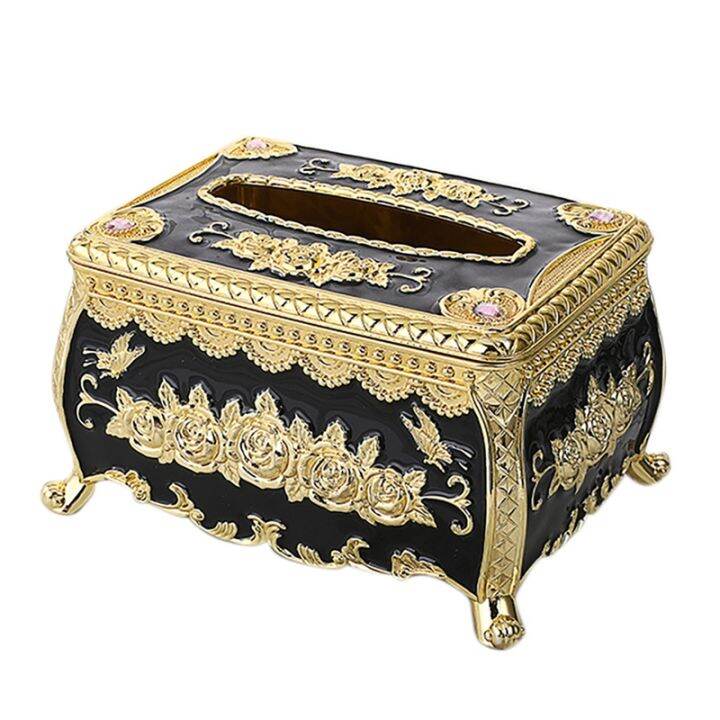 Creative Modern European Ornate Tissue Box Cover, Luxury Noble Paper ...