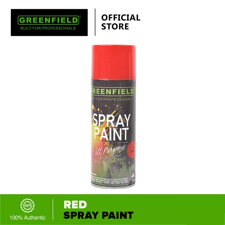Greenfield Spray Paint Red | Lazada PH