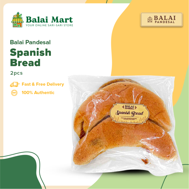 Balai Pandesal Spanish Bread 2pcs - Fresh Sweet Breads & Pastries ...