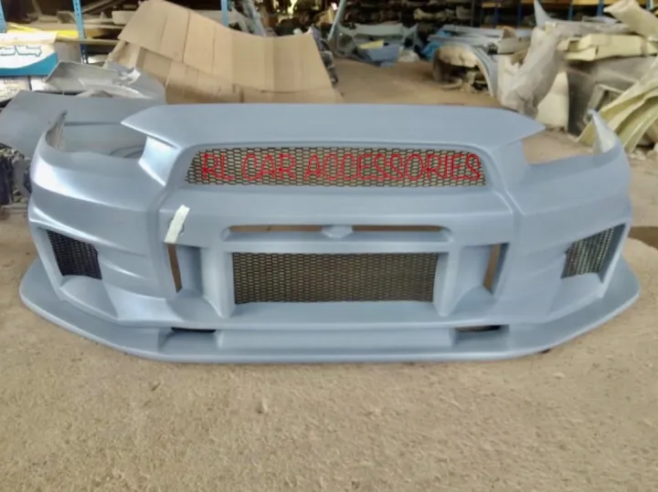 Mitsubishi Lancer gt proton inspira Varis V3 Front bumper lip diffuser ...