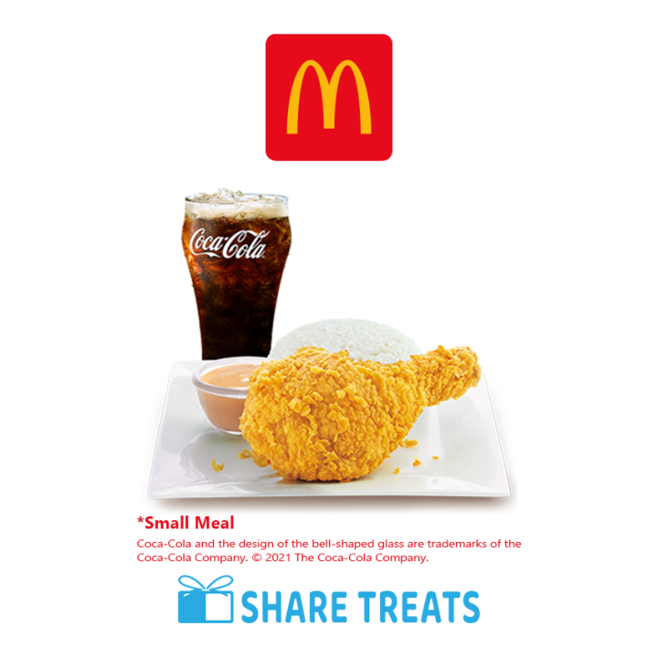 McDonald's 1-pc. Chicken McDo with Rice Small Meal (SMS eVoucher ...