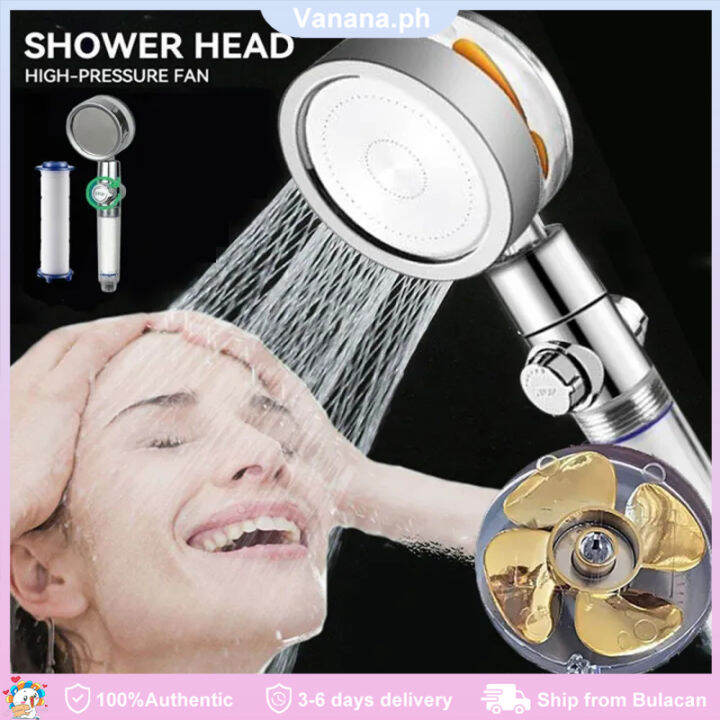 Propeller Shower Head High Pressure 360 Rotation High Pressure Water