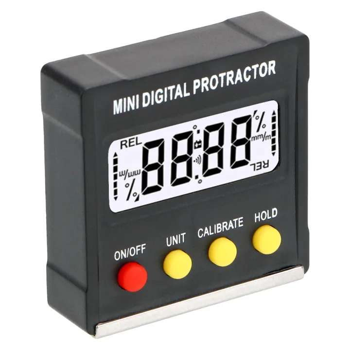 Mini Digital Protractor Inclinometer Digital Angle Finder 360 Degree ...