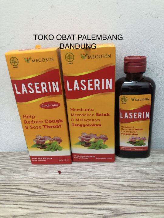 LASERIN OBAT BATUK 110ML MECOSIN MEREDAKAN BATUK melegakan tenggorokan ...