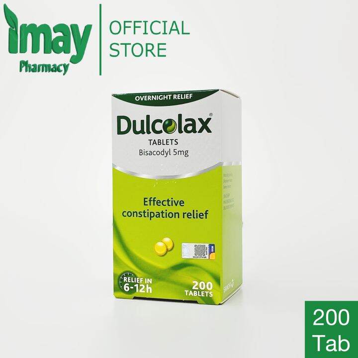 Dulcolax 5mg Tablets (200's/20 Tablets x 10 Strips) | Lazada