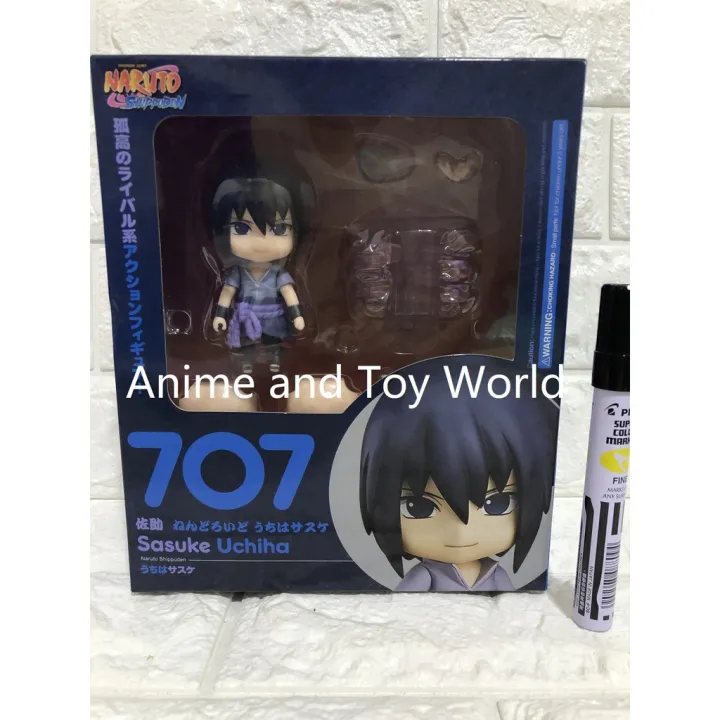 Nendoroid #707 Naruto Shippuden Sasuke Uchiha Collectible Action Figure ...
