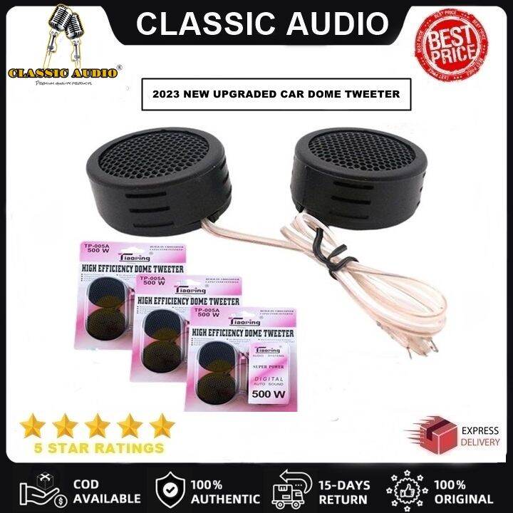 2023 NEW UPGRADED CAR DOME TWEETER 500W with BUILT-IN CROSSOVER HIGH ...