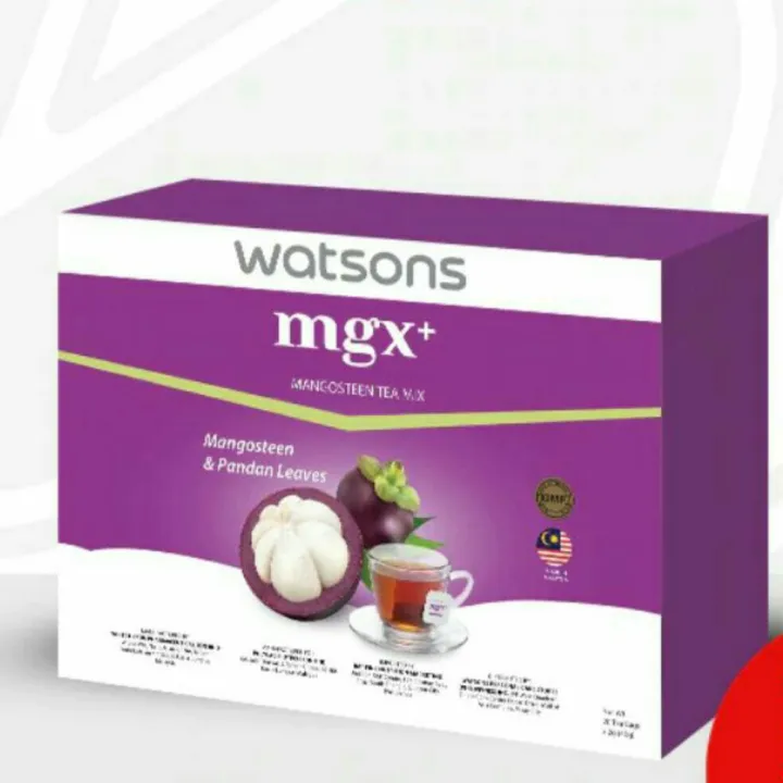 Mangosteen MGx plus Mangosteen Tea Mix with Pandan Flavor 2 g per ...
