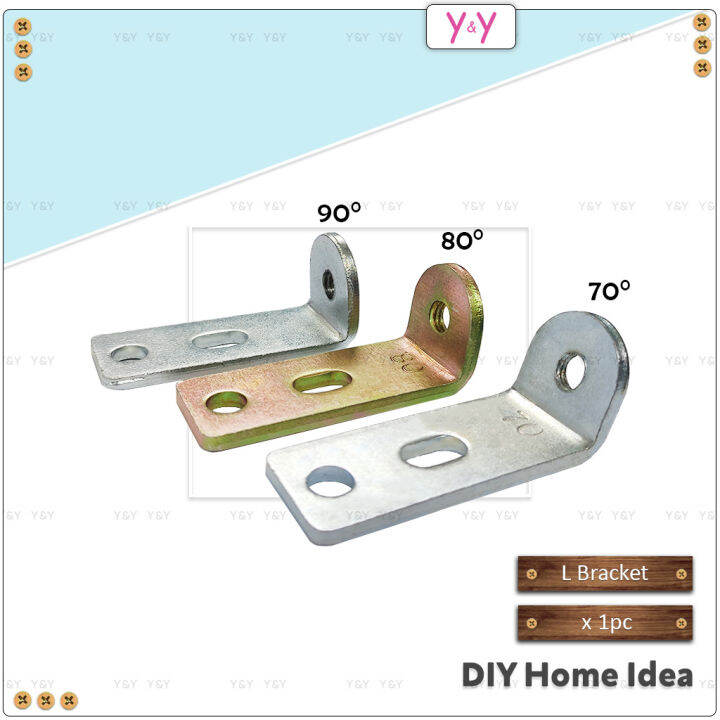 Y&Y Eco Furniture 70° 80° 90° Degree L Bracket / 70 degree - 90 degree ...
