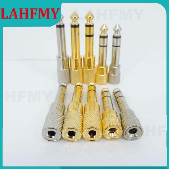 LAHFMY 2 3 pole 6.35mm 6.5 Male to 3.5mm Female mono stereo connector ...