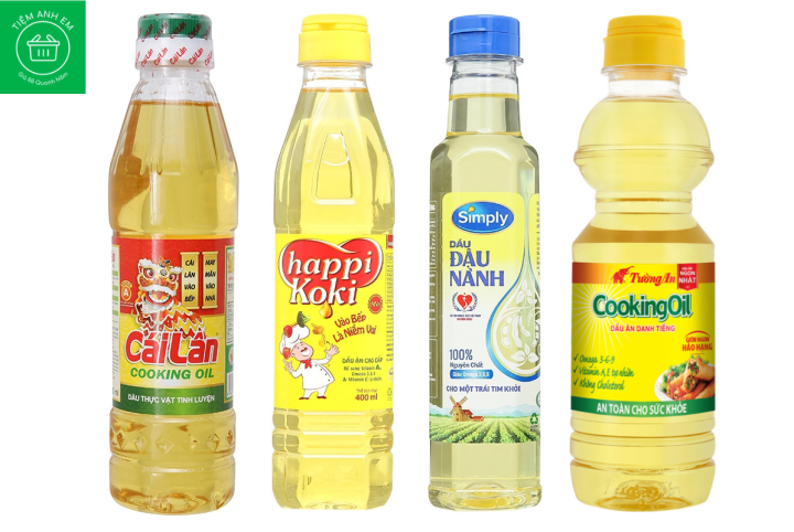 Dầu Ăn Chai Nhỏ 400ml Tường An, Simply, Cái Lân, Happy Koki - Dầu Thực ...