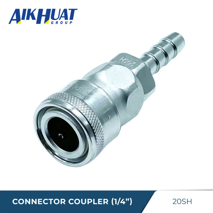 20SH 1/4" Air Quick Connect Coupler HI-Cupla Fitting High Quality Steel ...
