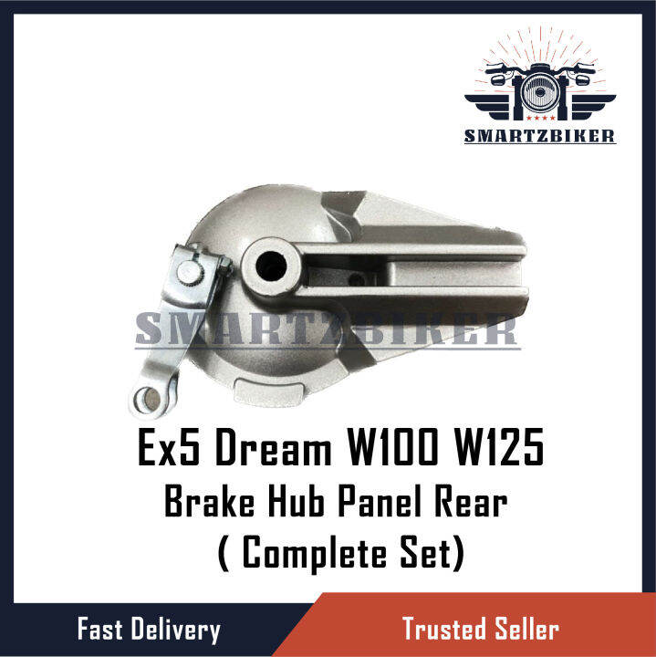 HONDA EX5 DREAM / Wave100 / Wave125 REAR HUB PANEL SET REAR BRAKE HUB ...