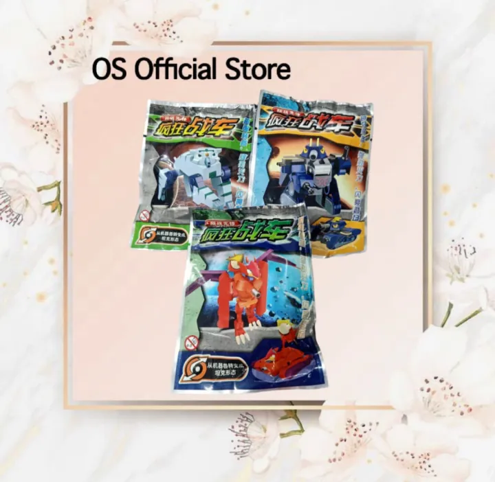 OS MAINAN PUZZLE BONGKAR PASANG ROBOT RAKIT MOBIL TANK | Lazada Indonesia