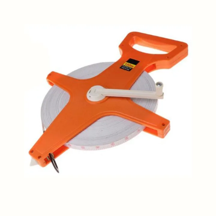 Hand Crank Tape Measure with Spike Portable Plastic Frame Fiber ...