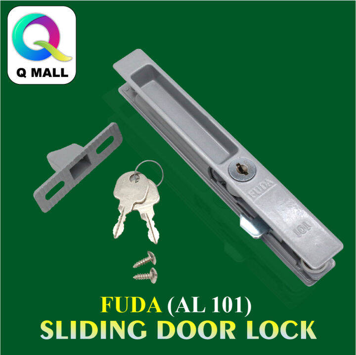 FUDA AL 101 SATIN COLOUR SLIDING DOOR LOCK | Lazada