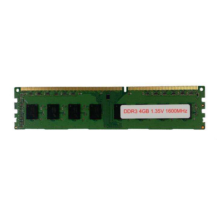 DDR3 4GB RAM Memory 1.35V 1600MHz PC3-12800U 240Pin DIMM Desktop RAM ...