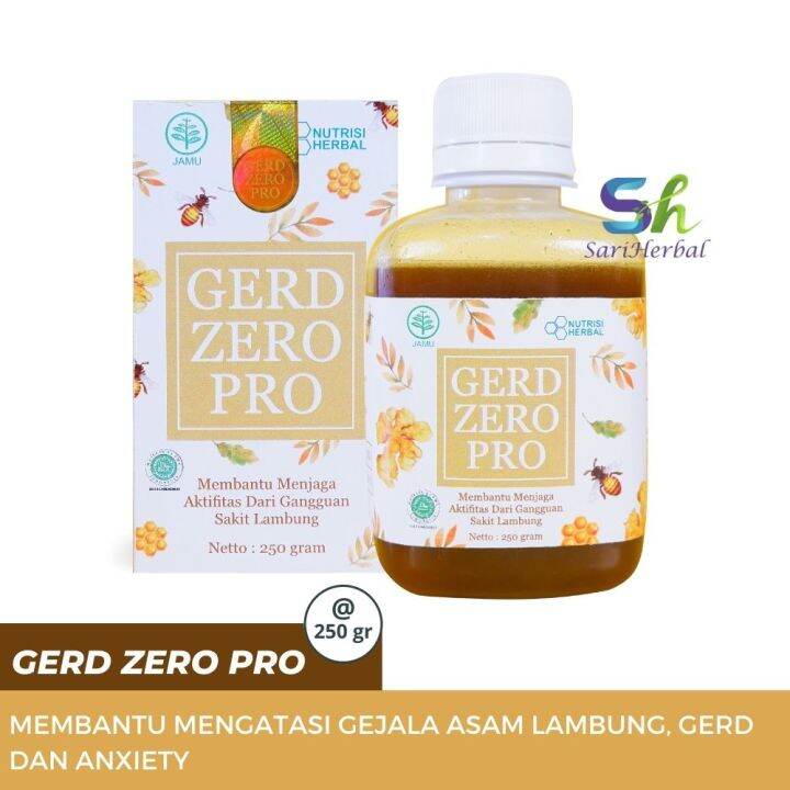 Obat lambung gerd zero pro untuk magh maag madu herbal (kombo 6 box ...