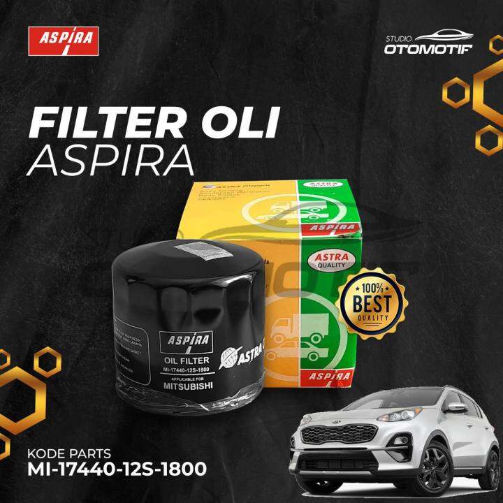 ASPIRA FILTER OLI KIA SPORTAGE MI-17440-12S OIL FILTER | Lazada Indonesia