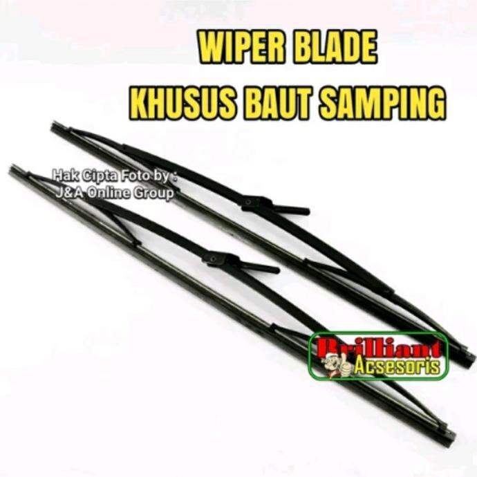 Wiper Blade-Kipas Kaca Gagang Besi-Khusus Model Baut-Kijang Super ...