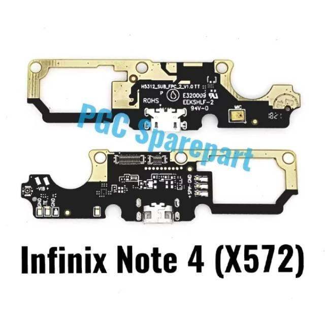Original Papan Konektor PCB Connector Charger & MIC Infinix Note 4 ...
