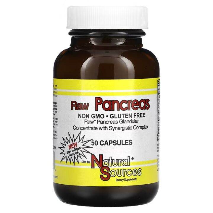 Raw Pancreas Lyophilized , 50 Capsules | Lazada PH