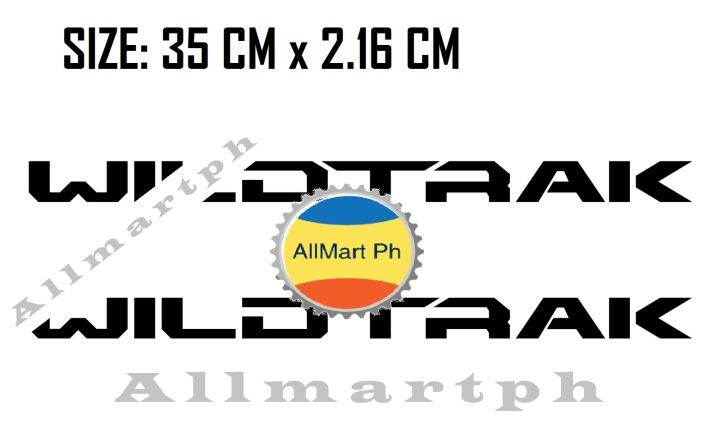 Ford WILDTRAK Vinyl Sticker 2023 model set of 2 | Lazada PH