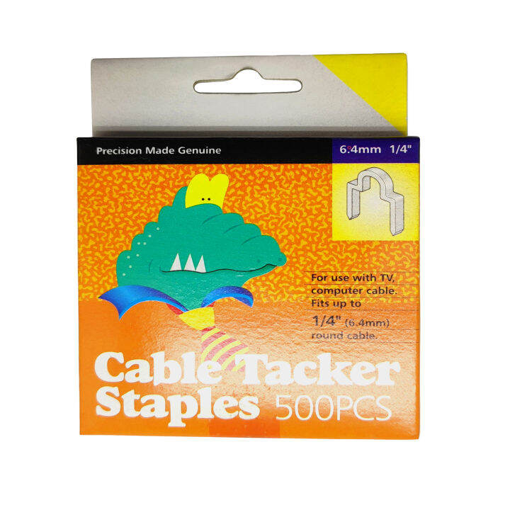 Cable Tacker Staples 1306C (6.4mm) (4 Packs x 500pcs) | Lazada