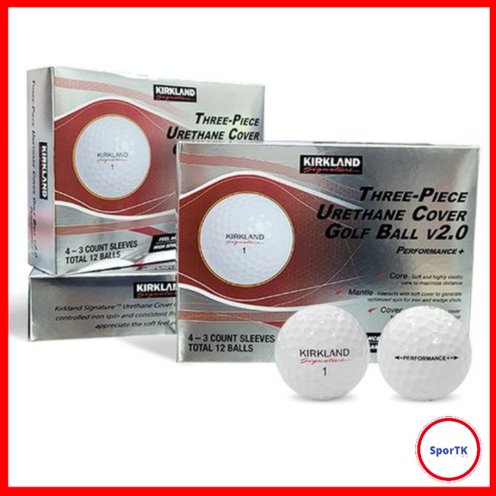 Kirkland Signature Golf Balls 3piece White Color (6p/12p) | Lazada ...