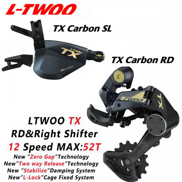 NEW! LTWOO TX 1x12 Speed Two Way Release Carbon Shifter + Stabilize ...