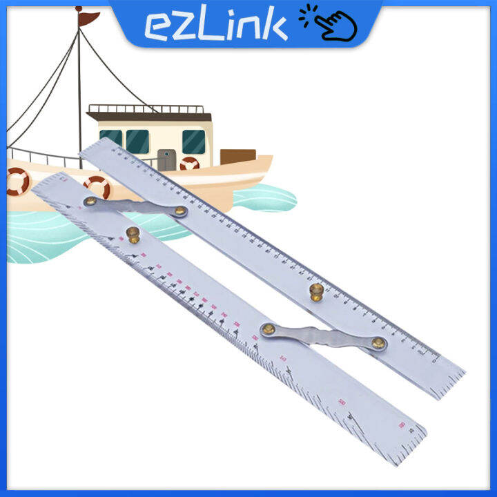 Marine Ruler Parallel Ruler Mapping Points Parallel Ruler Nautical ...