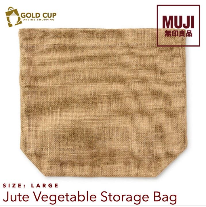 MUJI Jute Vegetable Storage Bag (Large) | Lazada PH