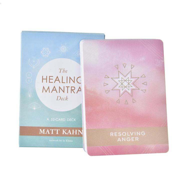 52 Sheet The Healing Mantra Deck Tarot Cards Board Game | Lazada PH