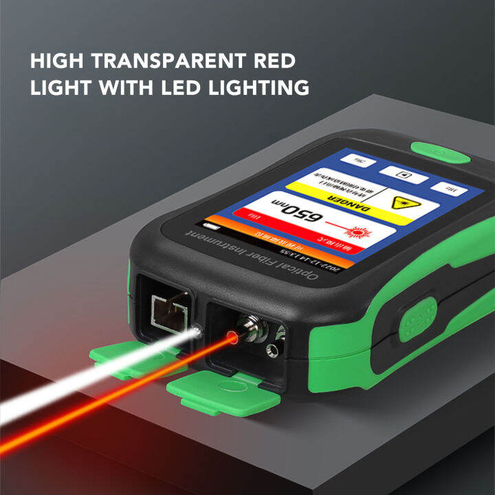 OTDR Fiber Optic Tester Optical Time Domain Reflectometer 100-240V LED ...