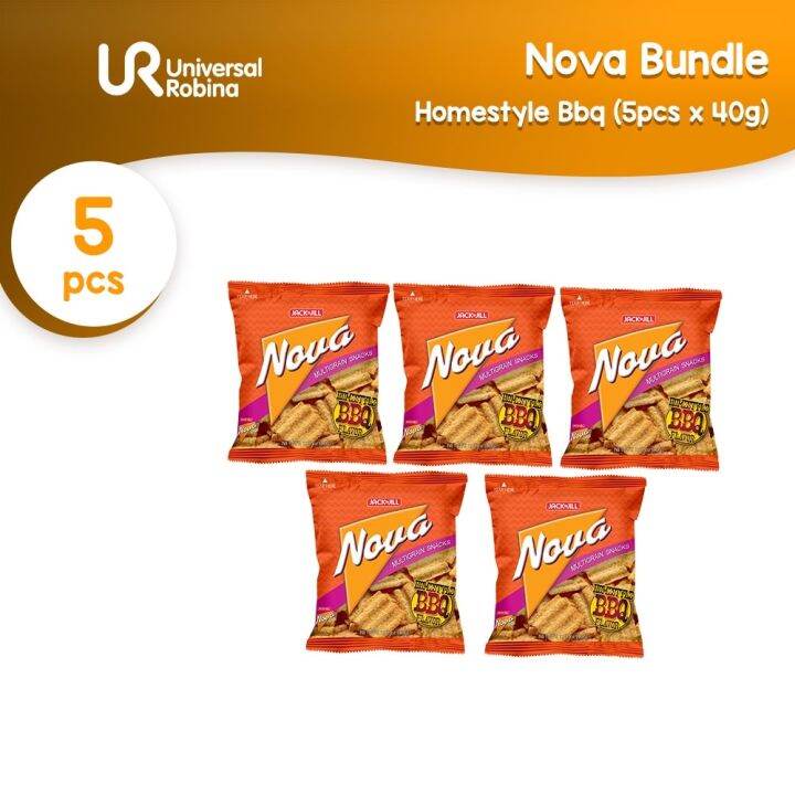 5 x Nova Homestyle BBQ (40g) | Lazada PH
