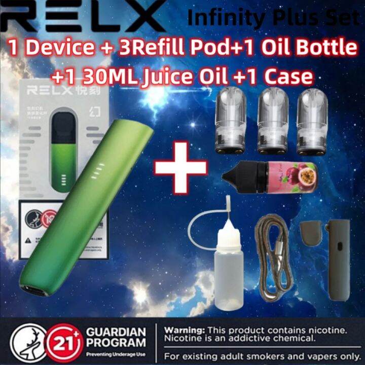 【ALL IN ONE】Relex pod infinity relex pod original relex full set juice ...
